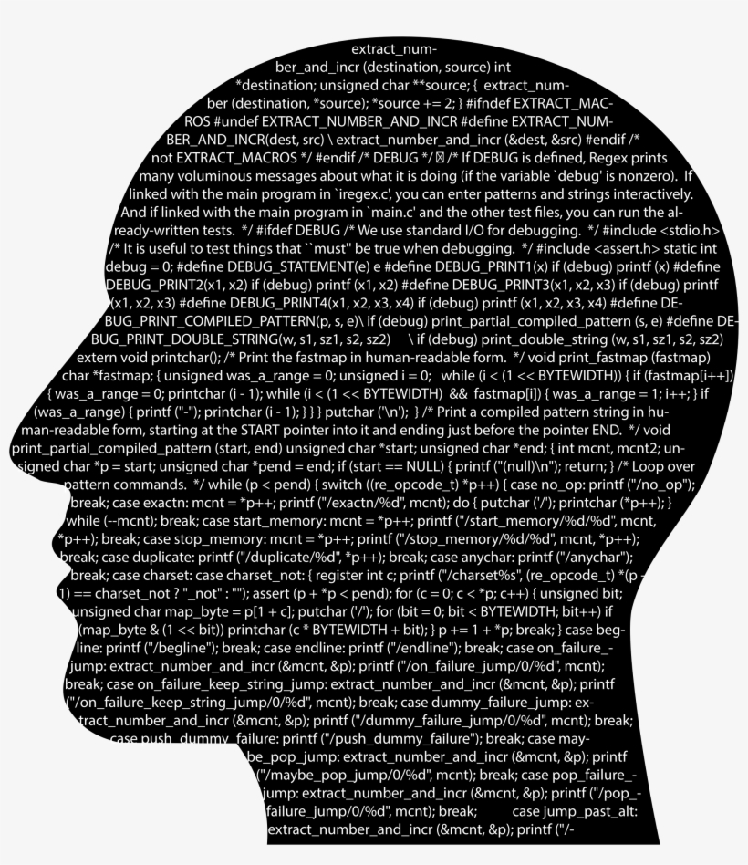 This Free Icons Png Design Of Code Head Transparent PNG - 2103x2330 ...