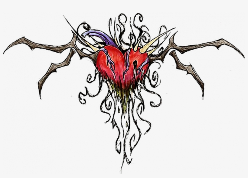 Heart Sticker - Chest Tattoos Png Transparent Transparent PNG ...