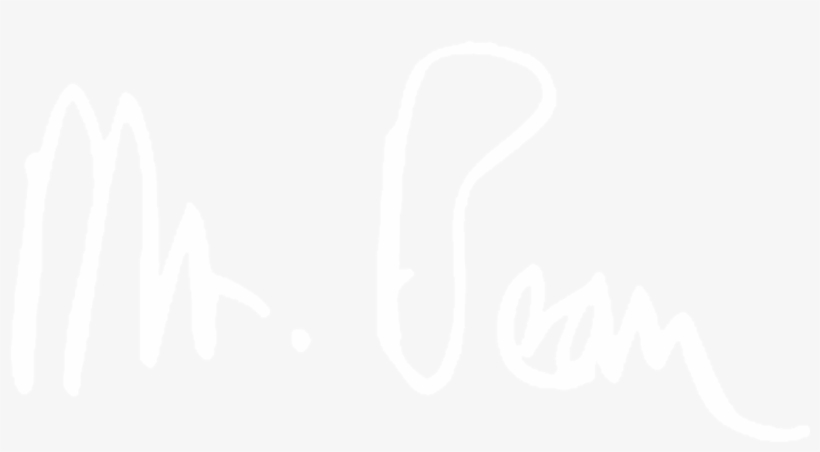 Mr - Bean - Calligraphy Transparent PNG - 1280x544 - Free Download on ...