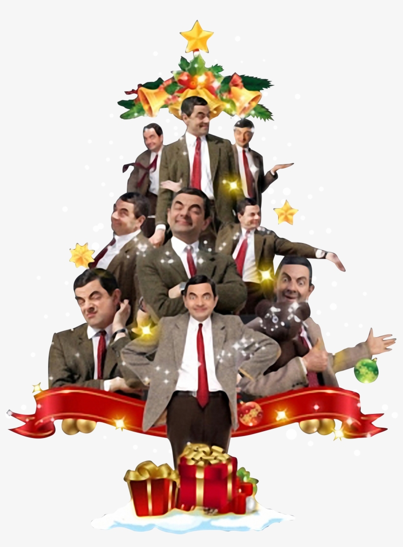 Mr Bean Christmas Hat Clipart