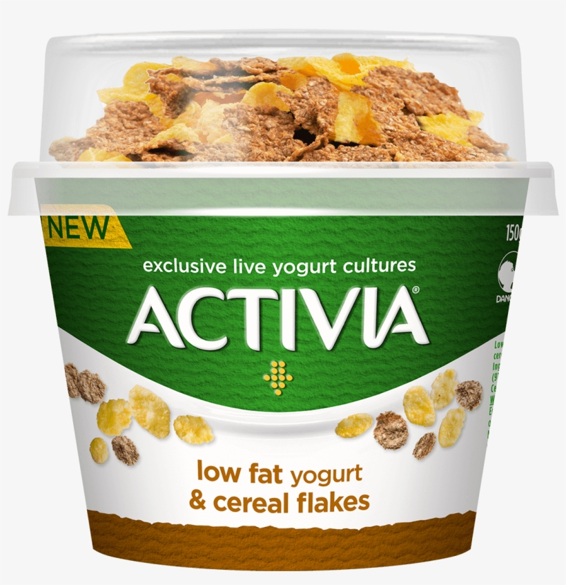 Breakfast Pot Plain Yogurt & Cornflakes - Activia Breakfast Pot ...