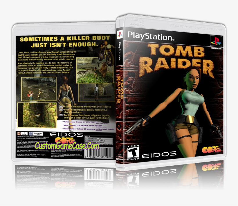 Sony Playstation 1 Psx Ps1 - Tomb Raider Transparent PNG - 800x631 ...
