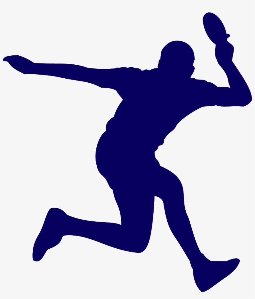 Friday, March 22nd - Table Tennis Player Shadow Transparent PNG ...