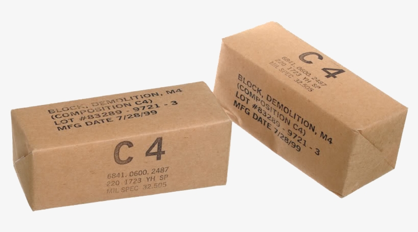 C4 Plastic Explosive Transparent PNG - 800x399 - Free Download on NicePNG