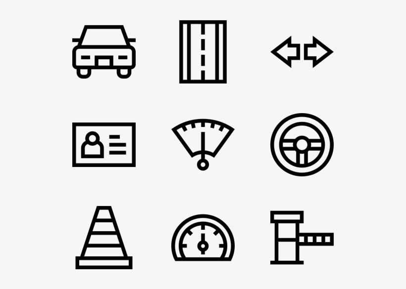 Traffic And Driving - Mathematics Icon Transparent PNG - 600x564 - Free ...