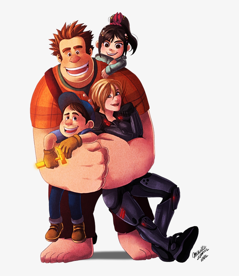 Wreck-it Ralph Clip Art - Fix It Felix X Calhoun Fanart Anime ...