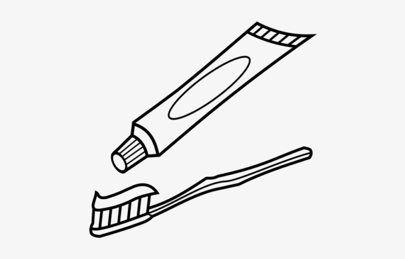 Toothpaste Clip Art Black And White
