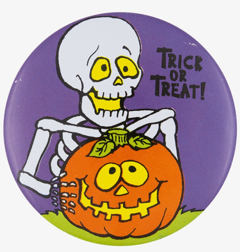 Trick Or Treat Skeleton - Pumpkin Transparent PNG - 1000x962 - Free ...