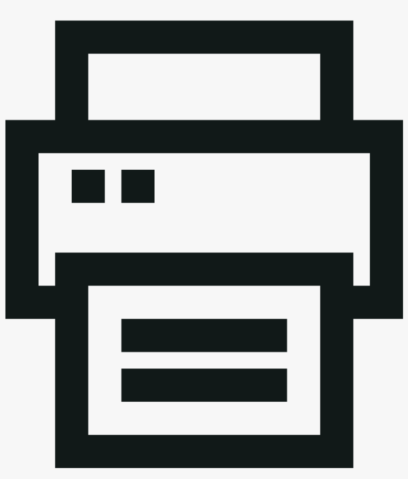 Toicon Icon Lines And Angles Print - Print Button Icon Png Transparent ...