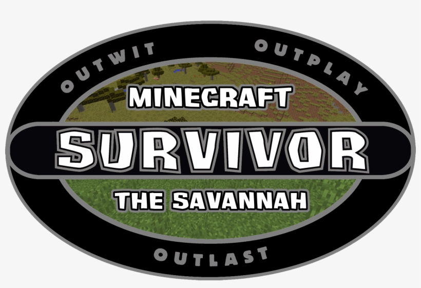Minecraft Survivor Season 1 Survivor Logo Template Transparent PNG 