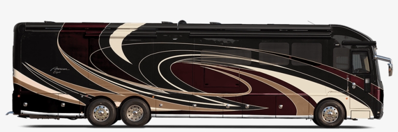 American Coach's Most Luxurious Motorhome - Race Track Transparent PNG ...