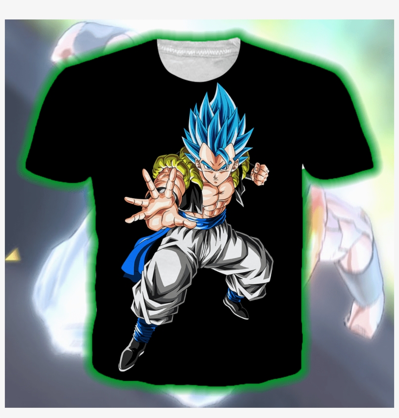 Ssb Gogeta Black/white T-shirt - Vegito Transparent PNG - 1134x1134 ...