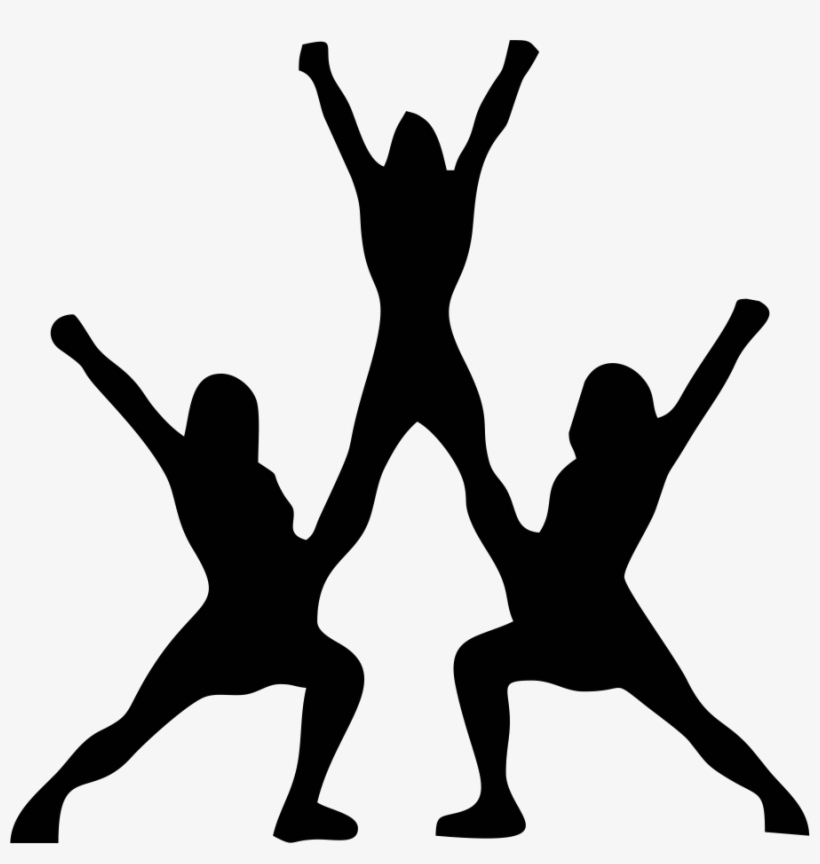 Png Freeuse Download Cheer Silhouette At Getdrawings - Cheer Dance ...