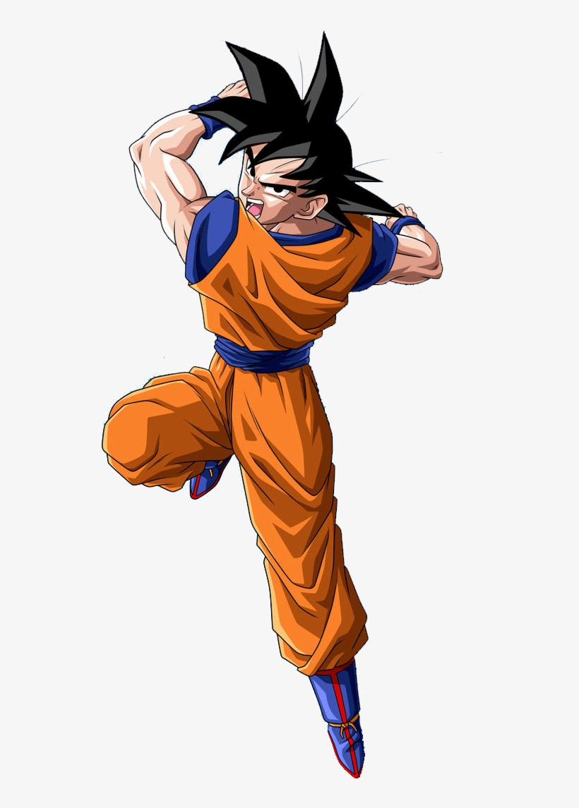 Goku Fighting - Goku Transparent Transparent PNG - 730x1095 - Free ...