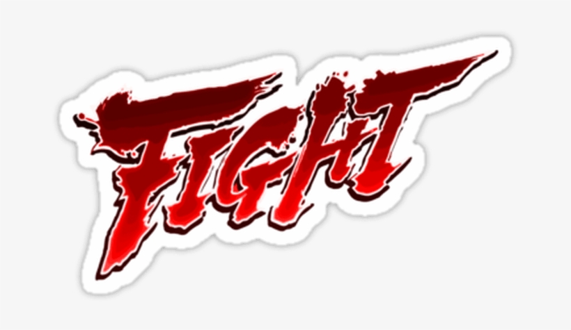 "streetfighter Fight" Stickers By Edskimo8 Redbubble - Street Fighter ...