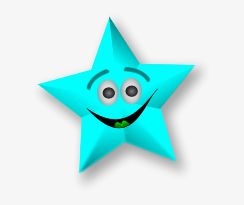 Smile Clipart Blue - Smiley Stars Clip Arts Transparent PNG - 600x608 ...
