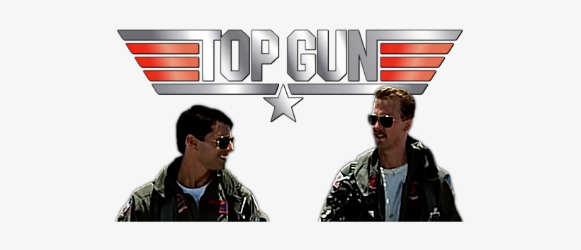 Top Gun Movie Image With Logo And Character - Tom Cruise Top Gun ...