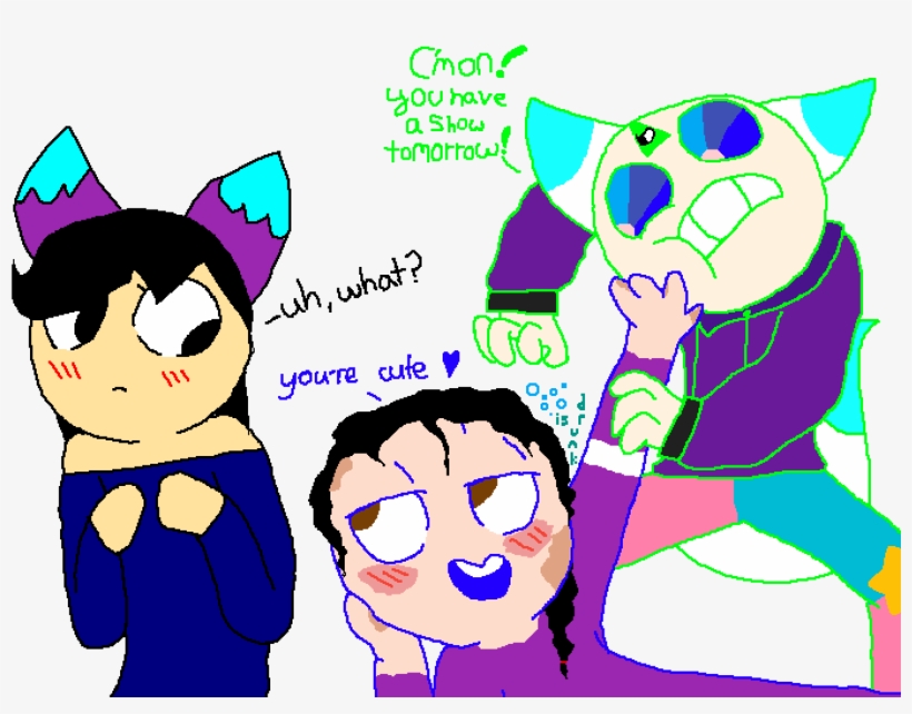 Another Collab - - Cartoon Transparent PNG - 1400x1000 - Free Download ...