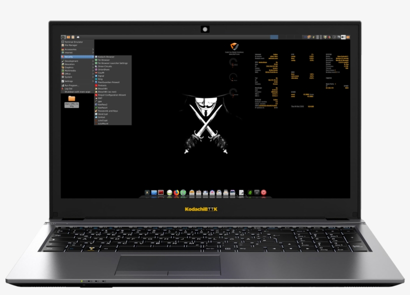 Kodachi Notebook 15,6 - Linux Kodachi Transparent PNG - 1818x1221 ...