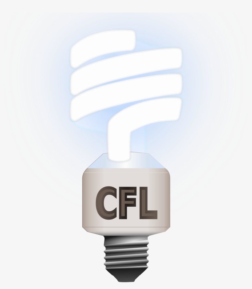 Light Bulb Clipart Compact Fluorescent - Sign Transparent PNG ...