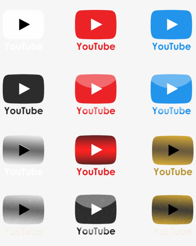 Youtube Logos Transparent PNG - 996x1164 - Free Download on NicePNG