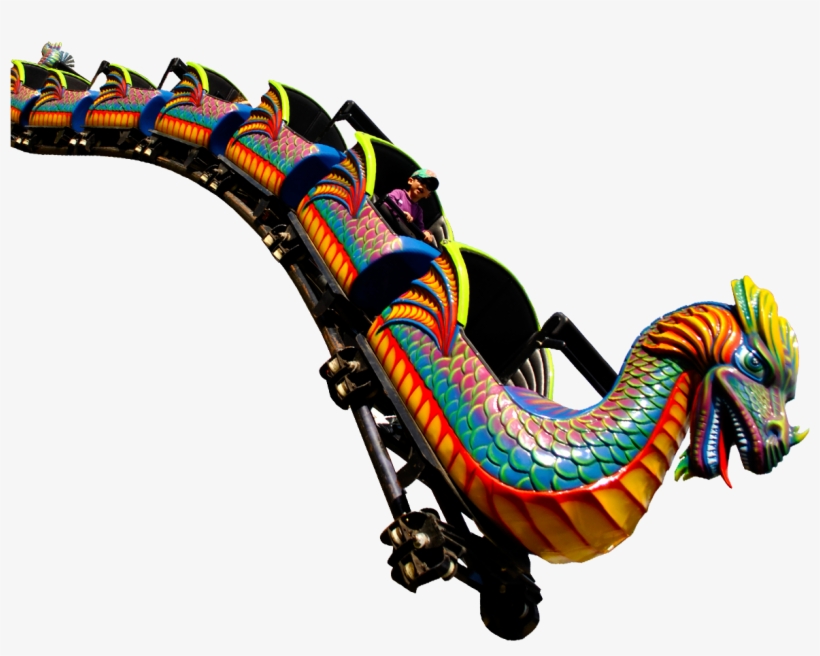 Dragon Wagon Roller Coaster - Roller Coaster Transparent PNG - 1200x907 - Free Download on NicePNG
