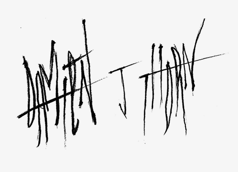 Thorn ///electric Dragon Tattoo/// Damien - Calligraphy Transparent PNG ...