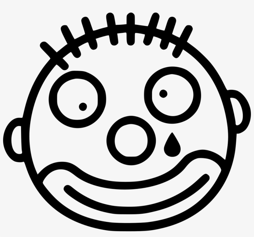 Png File Svg - Scared Emoji Outline Transparent PNG - 980x866 - Free ...