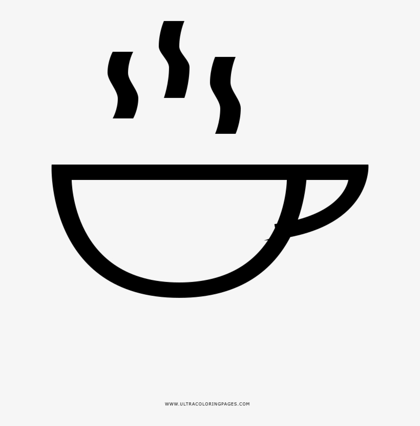Coffee Cup Coloring Page Transparent PNG - 1000x1000 - Free Download on ...