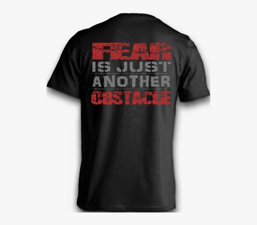 Conquer Your Fear Tee - Active Shirt Transparent PNG - 523x638 - Free ...