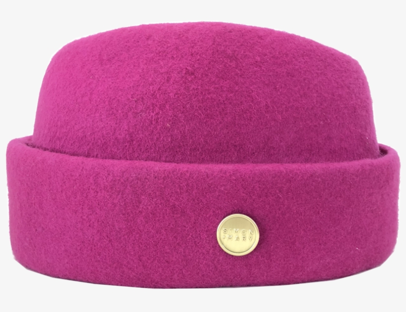 Simon & Mary Military Fez Hat Magenta - Beanie Transparent PNG ...