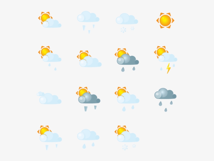 Weather Icon Pack By Weer - Free Weather Icon Gif Transparent PNG ...