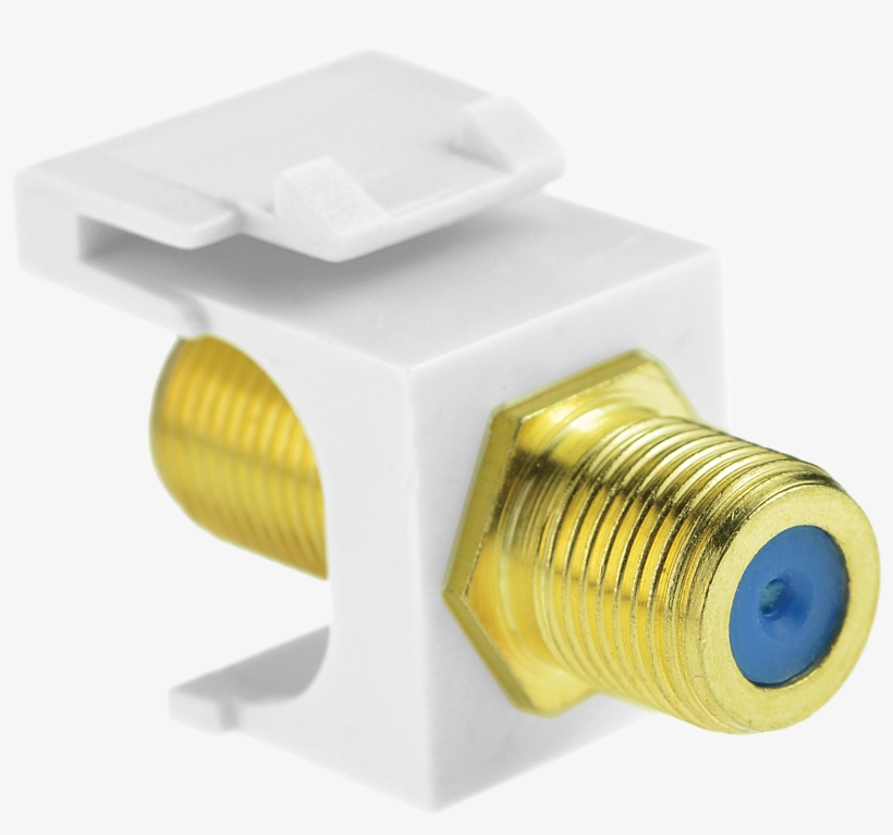 Coaxial Keystone Jack Gold Plated Rg6 Insert For Keystone - Cable ...