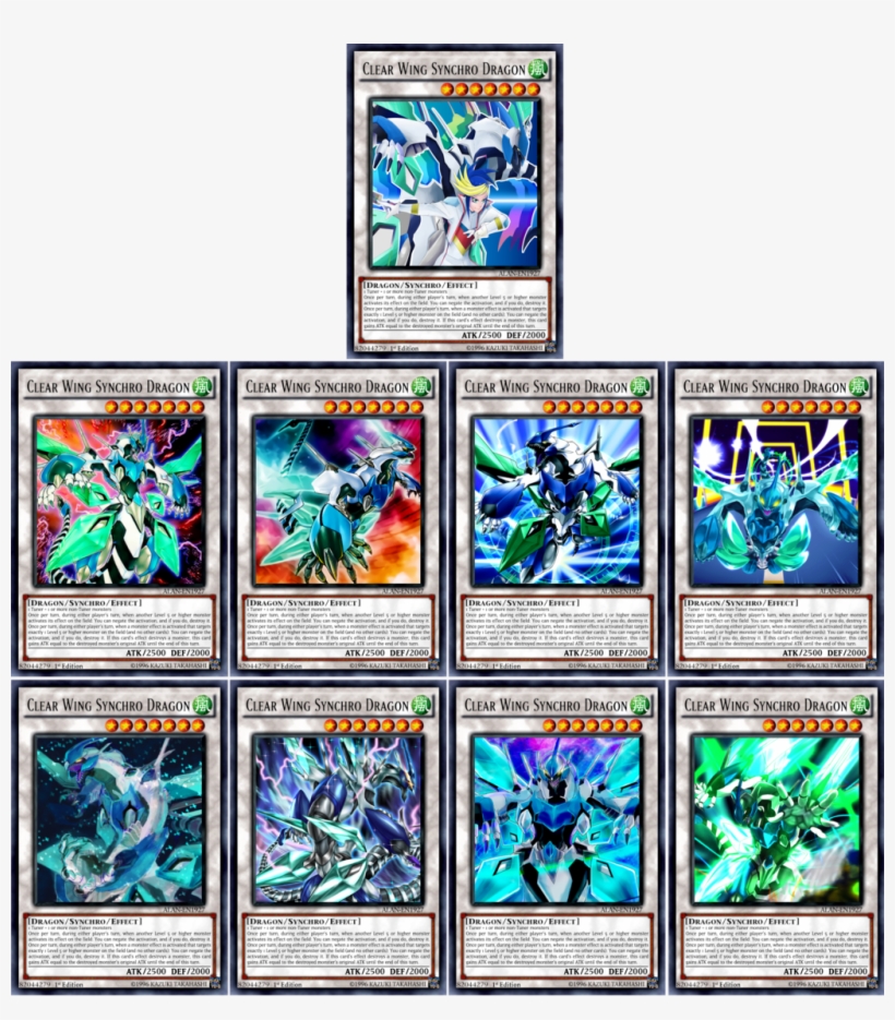 Graphic Black And White Clear Synchro Dragon Multi - New Clear Wing ...