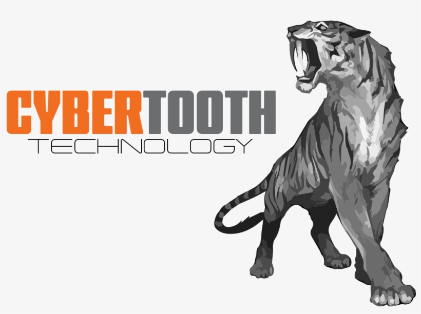 Web Design Computer Repair - Saber Toothed Tiger Art Transparent PNG ...