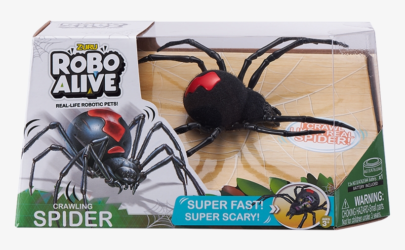 Robo Alive Crawling Spider - Zuru Robo Alive Spider Transparent PNG ...