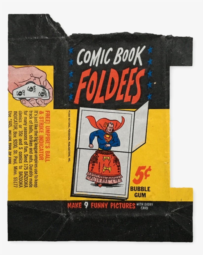 Topps Foldees Wrapper - Poster Transparent PNG - 1454x1600 - Free ...