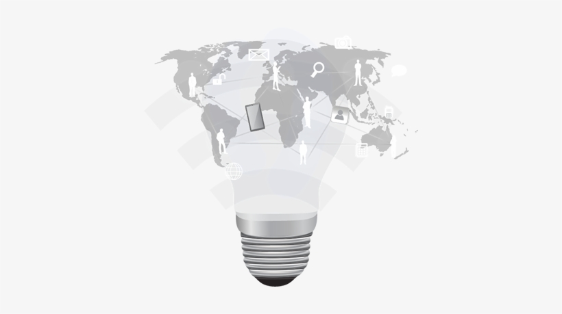 World Map Global Connections Transparent PNG - 400x379 - Free Download ...