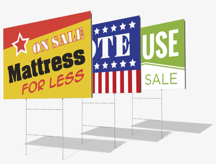 Gibson Print, Union Printers, Rigid Full Color Yard - Corrugated ...