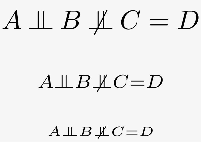 Version For Unicode-math - Independence Symbol Math Transparent PNG ...
