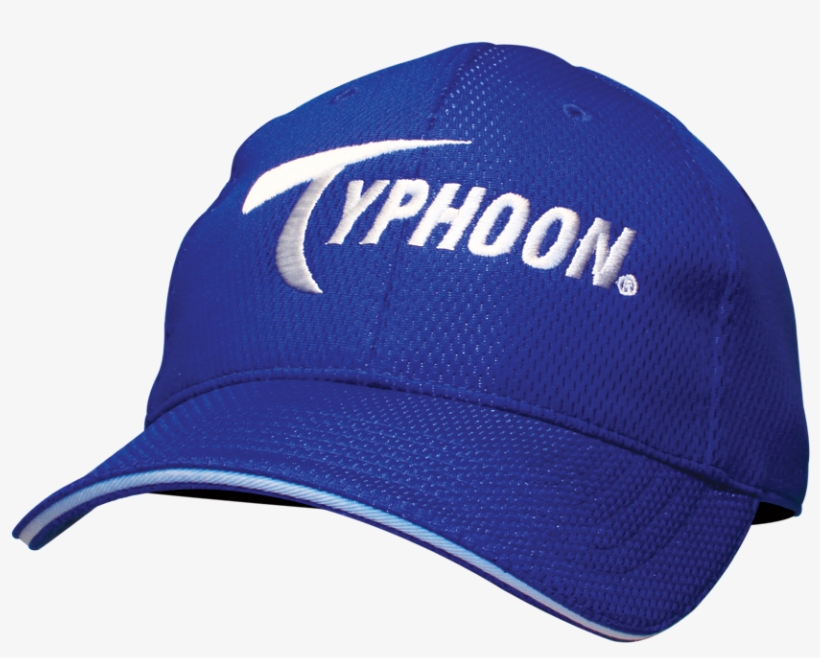 Typhoon Blue Embroidered Cap - Embroidered Caps Transparent PNG ...