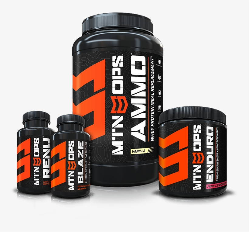 Conquer Weight-loss Combo - Mtn Ops Enduro - Cardio Enhancement-peach-30 Servings Transparent ...