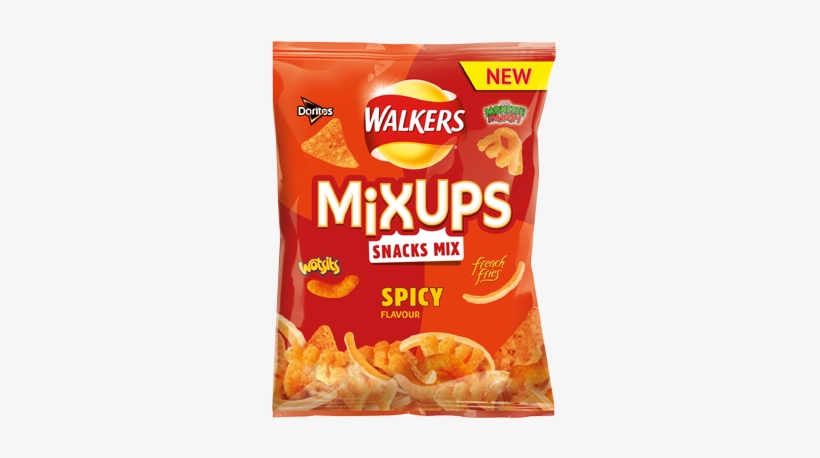 Walkers Spicy Mix Ups Transparent PNG - 340x420 - Free Download on NicePNG
