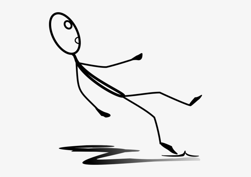 Figure,matchstick Man,man, - Falling Down And Getting Up Transparent ...