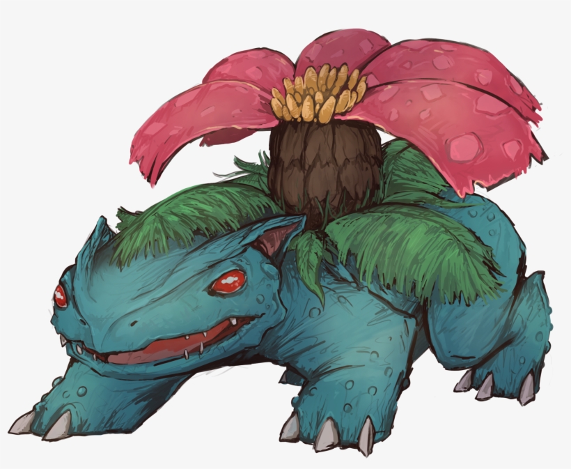Venusaur - Illustration Transparent PNG - 2319x1851 - Free Download on ...