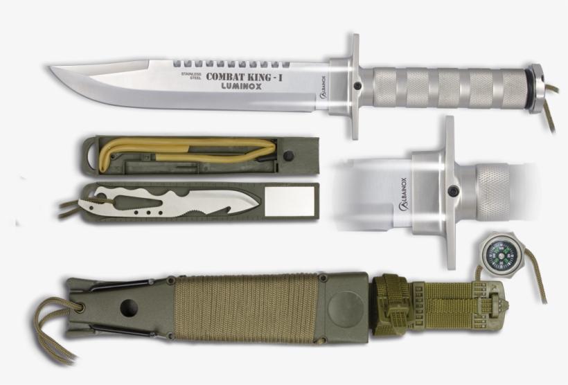 Survival Knife Albainox Combat King I Luminox - Combat King Transparent ...