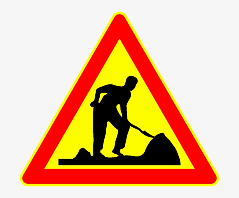 Obras - Panneau Travaux Transparent PNG - 684x600 - Free Download on ...