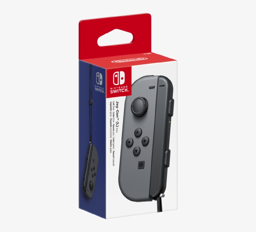 Joy-con - Nintendo Switch Grey Joy Con Transparent PNG - 960x942 - Free ...