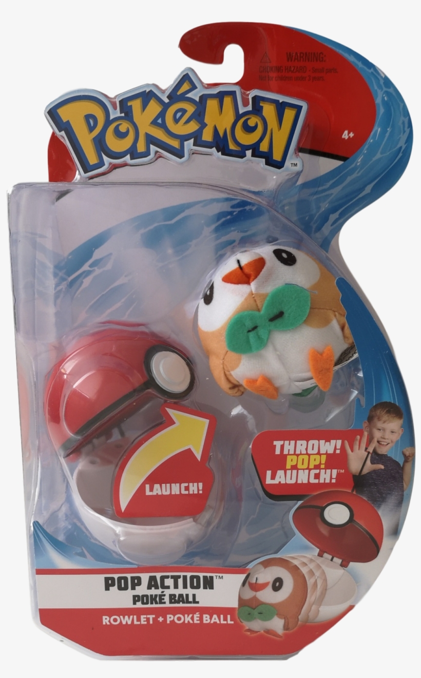 Download Pokemon Pop Action Poke Ball Plush - HD Transparent PNG ...