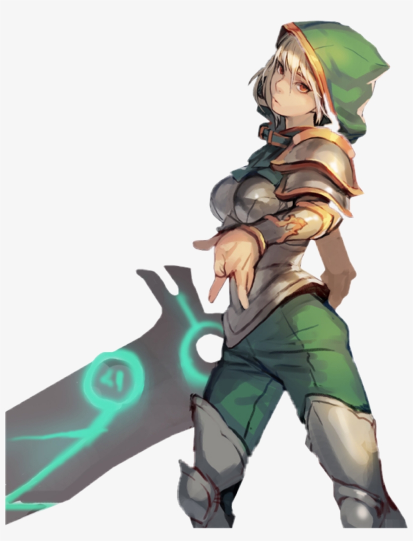 Riven Sticker - League Of Legends Riven Transparent PNG - 1024x1289 ...